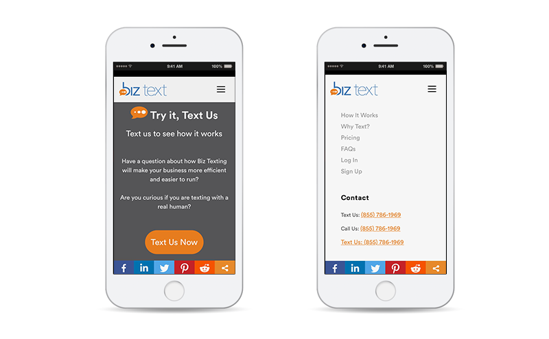 Text Message WordPress Plugin by Biz Text | SMS | Biz Text